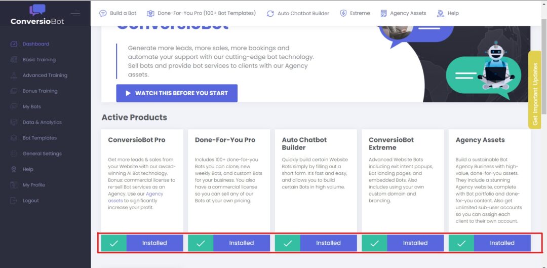 CONVERSIO BOT REVIEW | Build Chatbot in Few Clicks